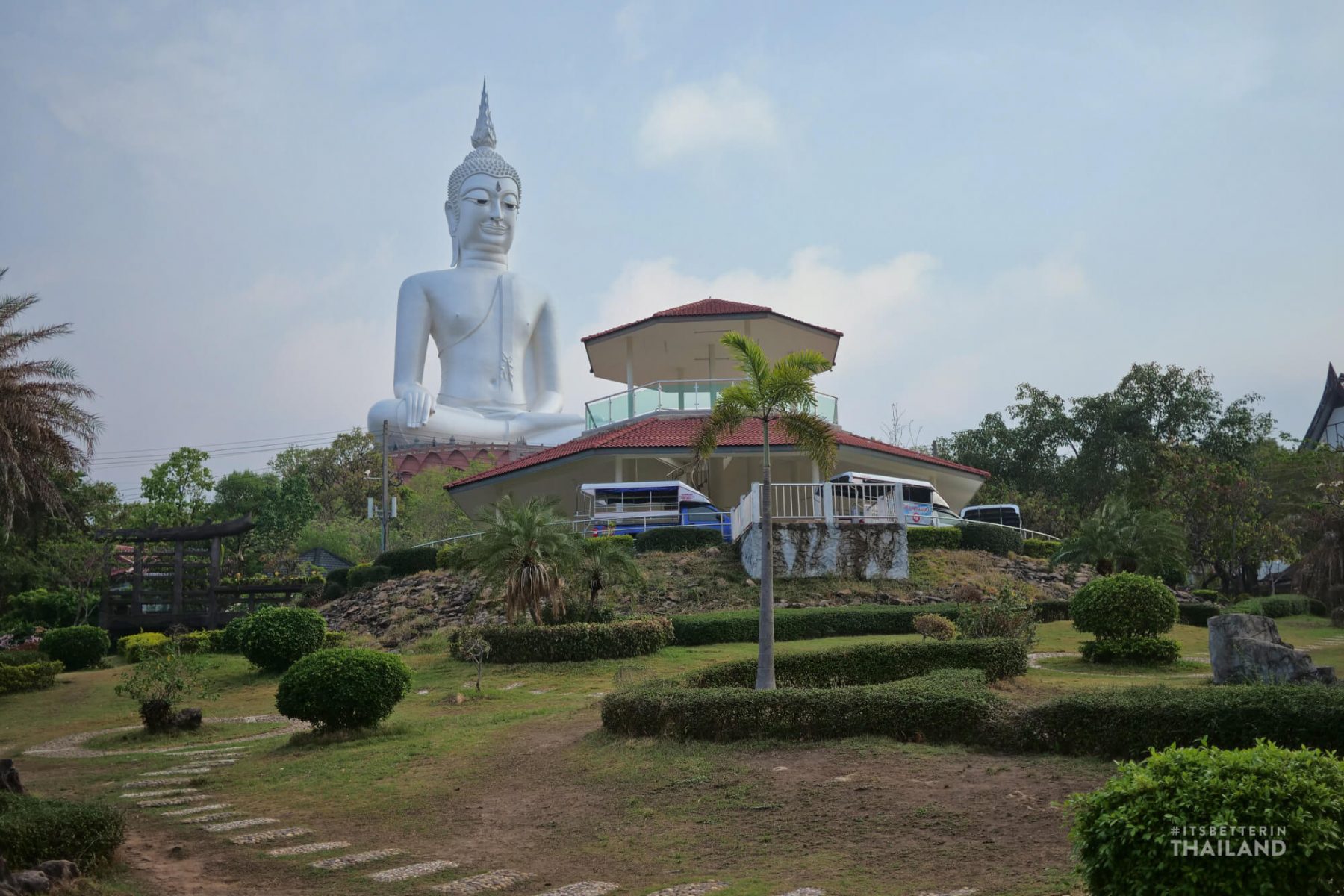 Wat Roi Phra Putthabat Phu Manorom - Mukdahan's Giant Buddha - It's ...